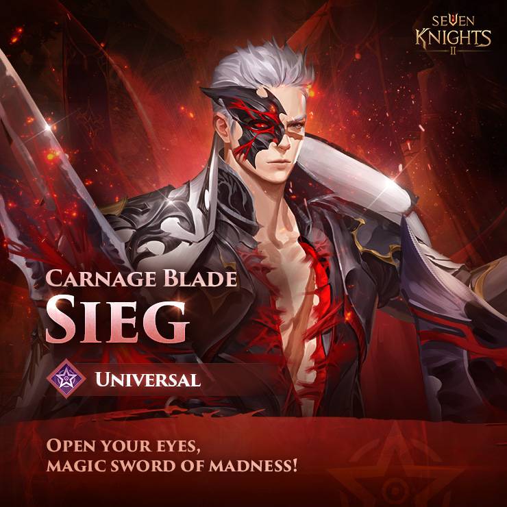 [Hero Sneak Peek] Carnage Blade Sieg - Seven Knights 2 Official Community