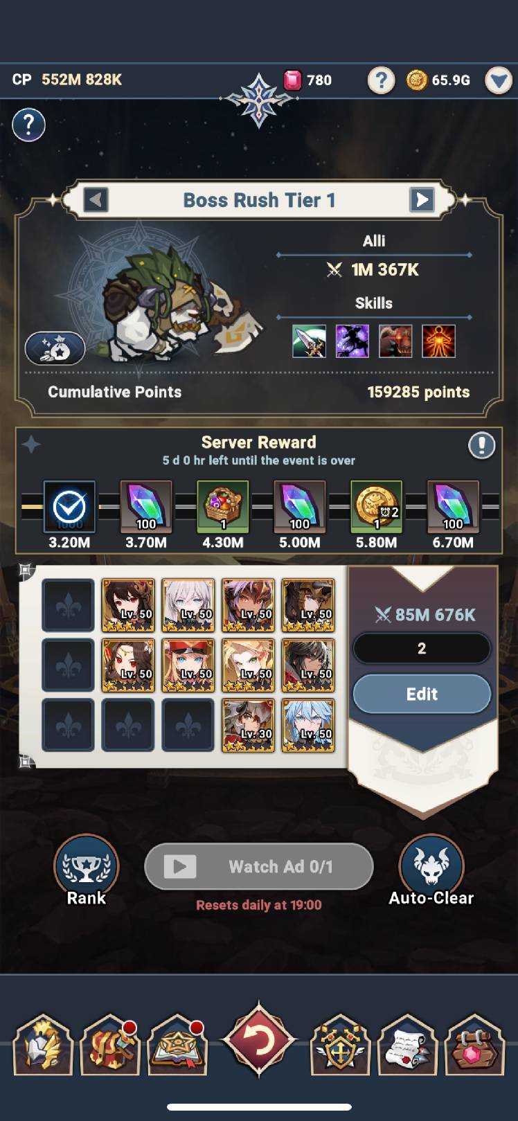 Boss Rush Formation - Seven Knights Idle Adventure