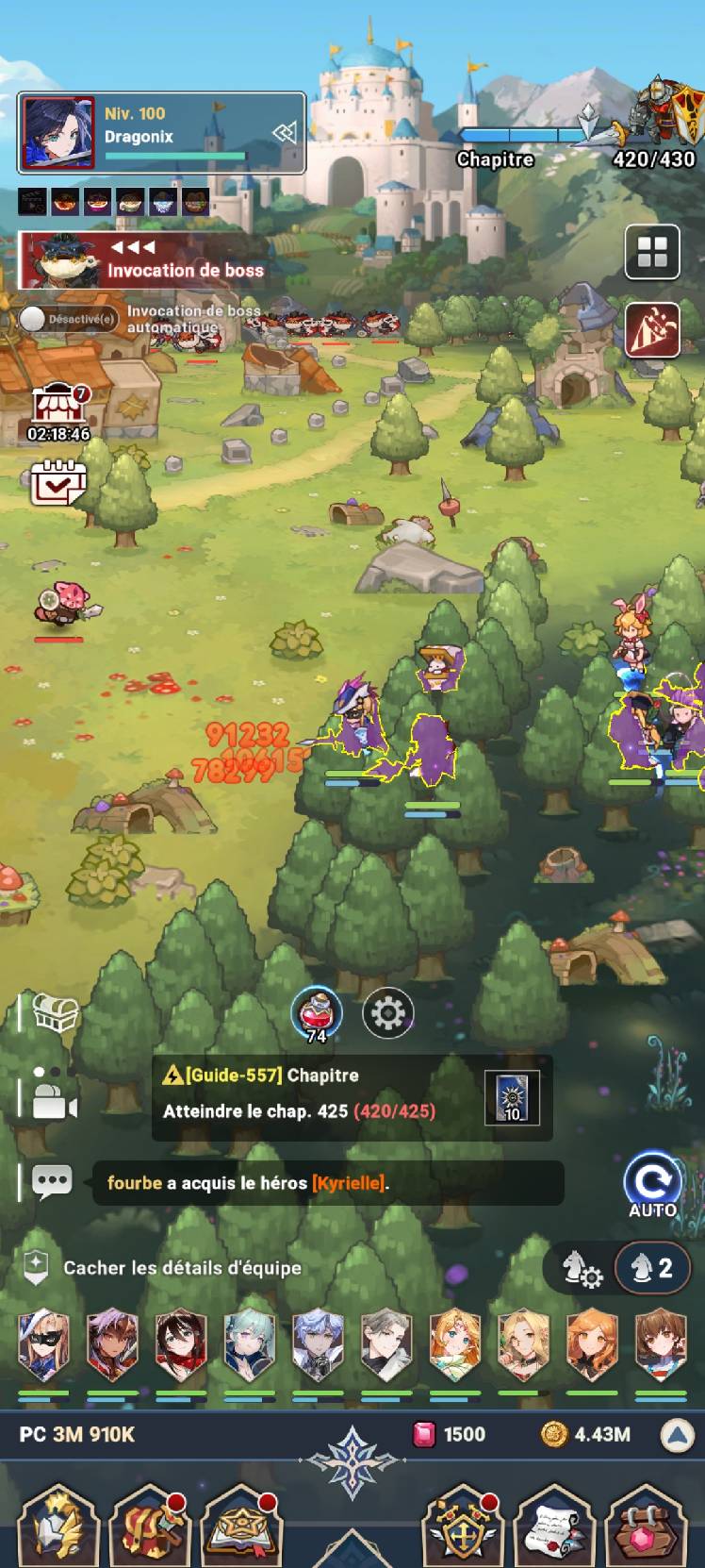 Stage clear support - Seven Knights Idle Adventure