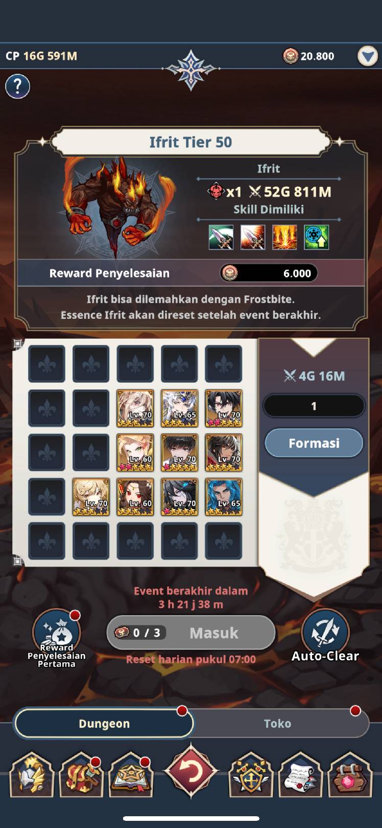 Ifrit Last Tier - Seven Knights Idle Adventure