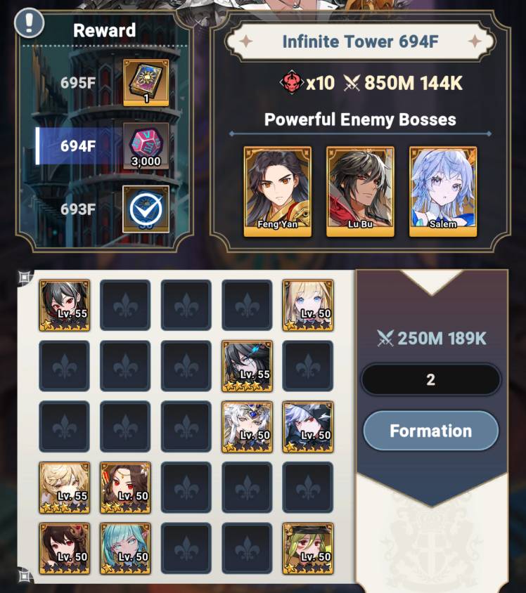 691 Infinite Tower - Seven Knights Idle Adventure