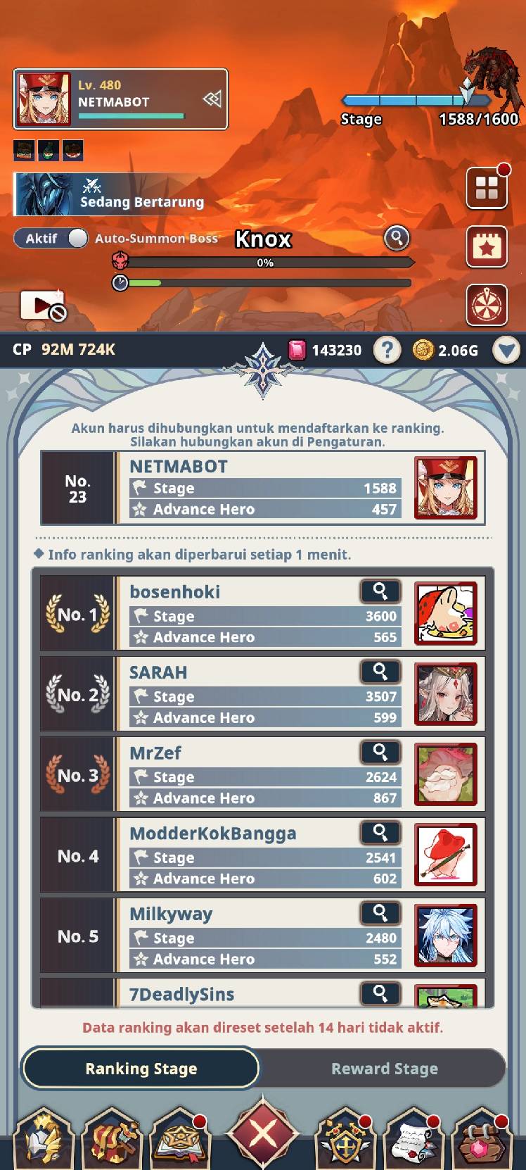 Cheater 1 and 2 #ID17 - Seven Knights Idle Adventure