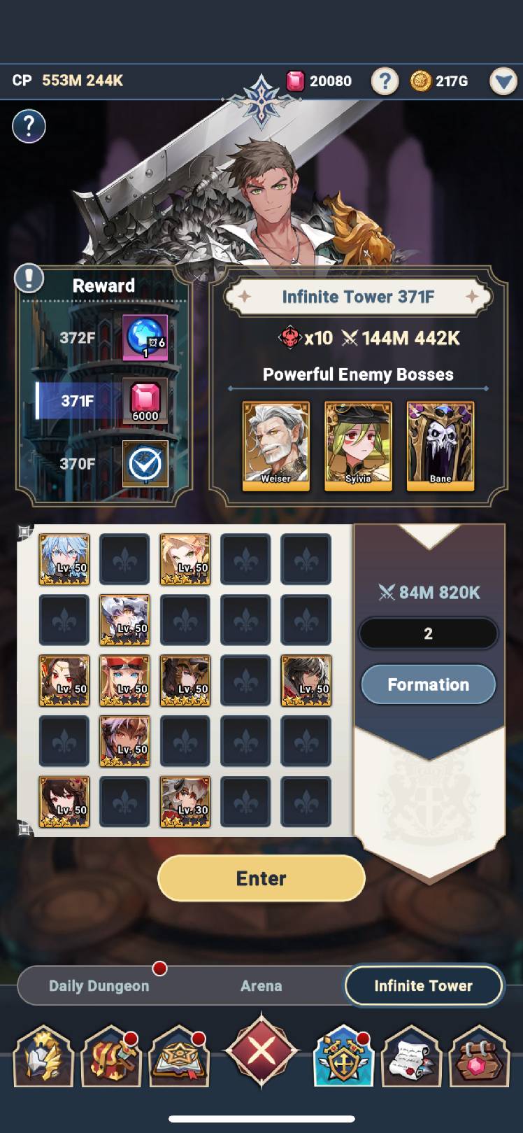 Infinite Tower Formation - Seven Knights Idle Adventure