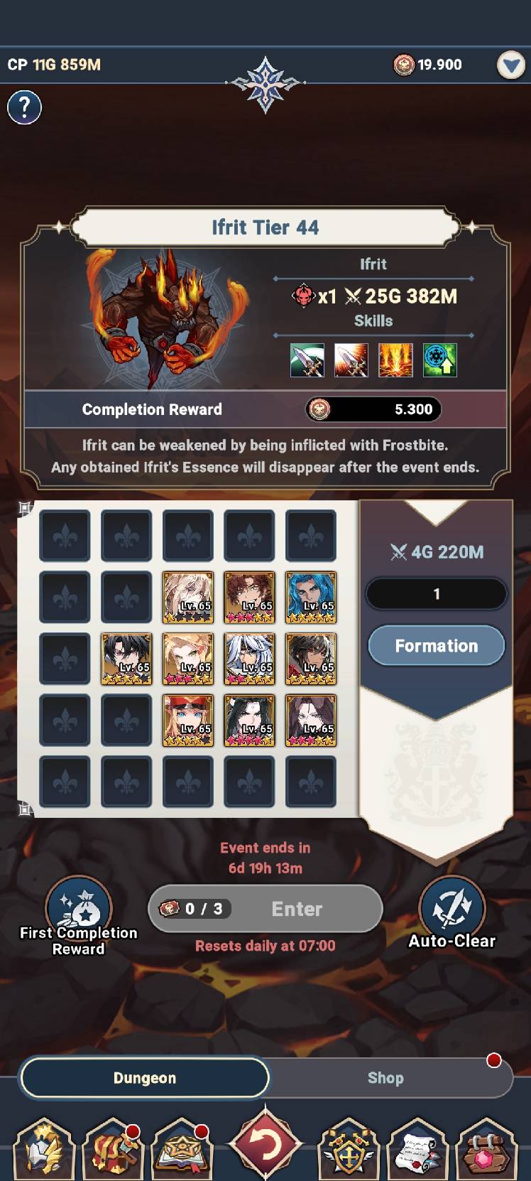 Ifrit's Dungeon - Seven Knights Idle Adventure