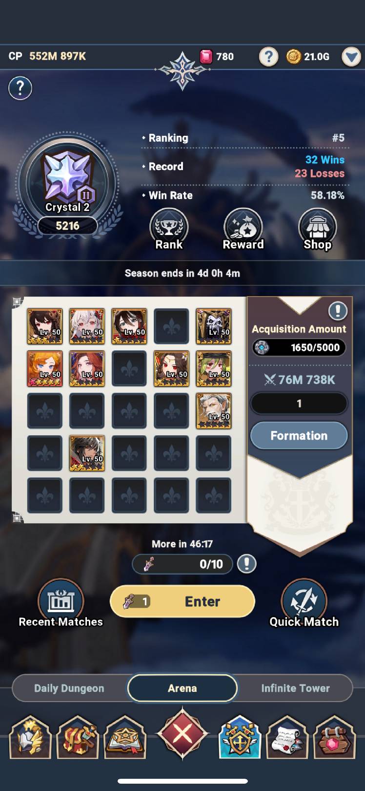 Arena Formation - Seven Knights Idle Adventure