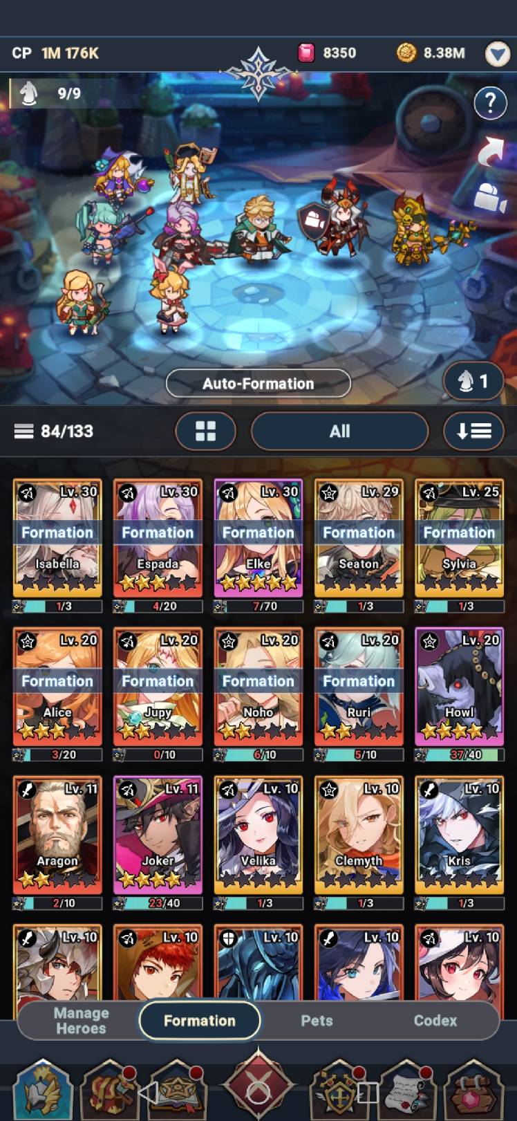 [Knight's Order Formation] Formation for the range team that I used for ...