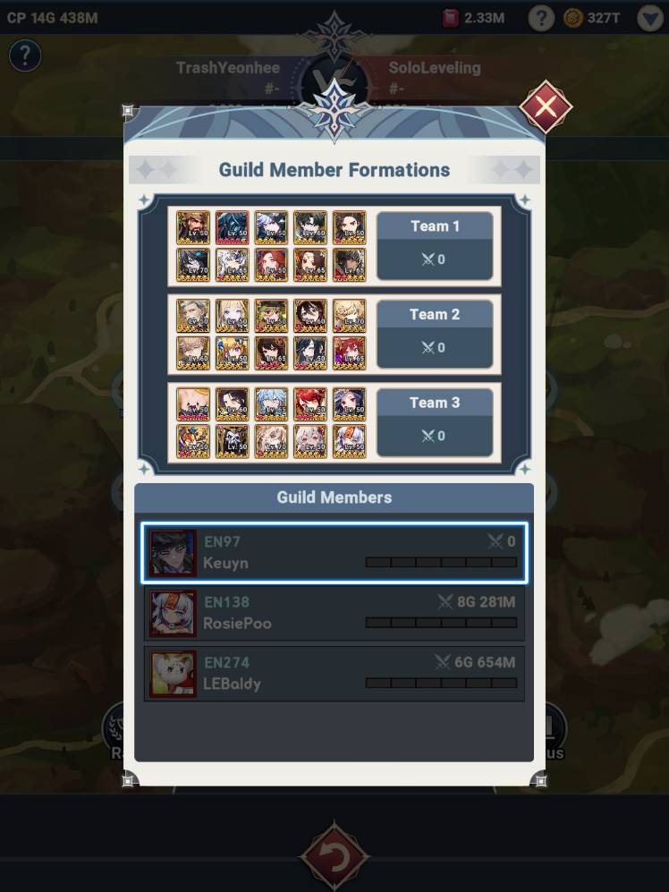 0 CP in guild war - Seven Knights Idle Adventure