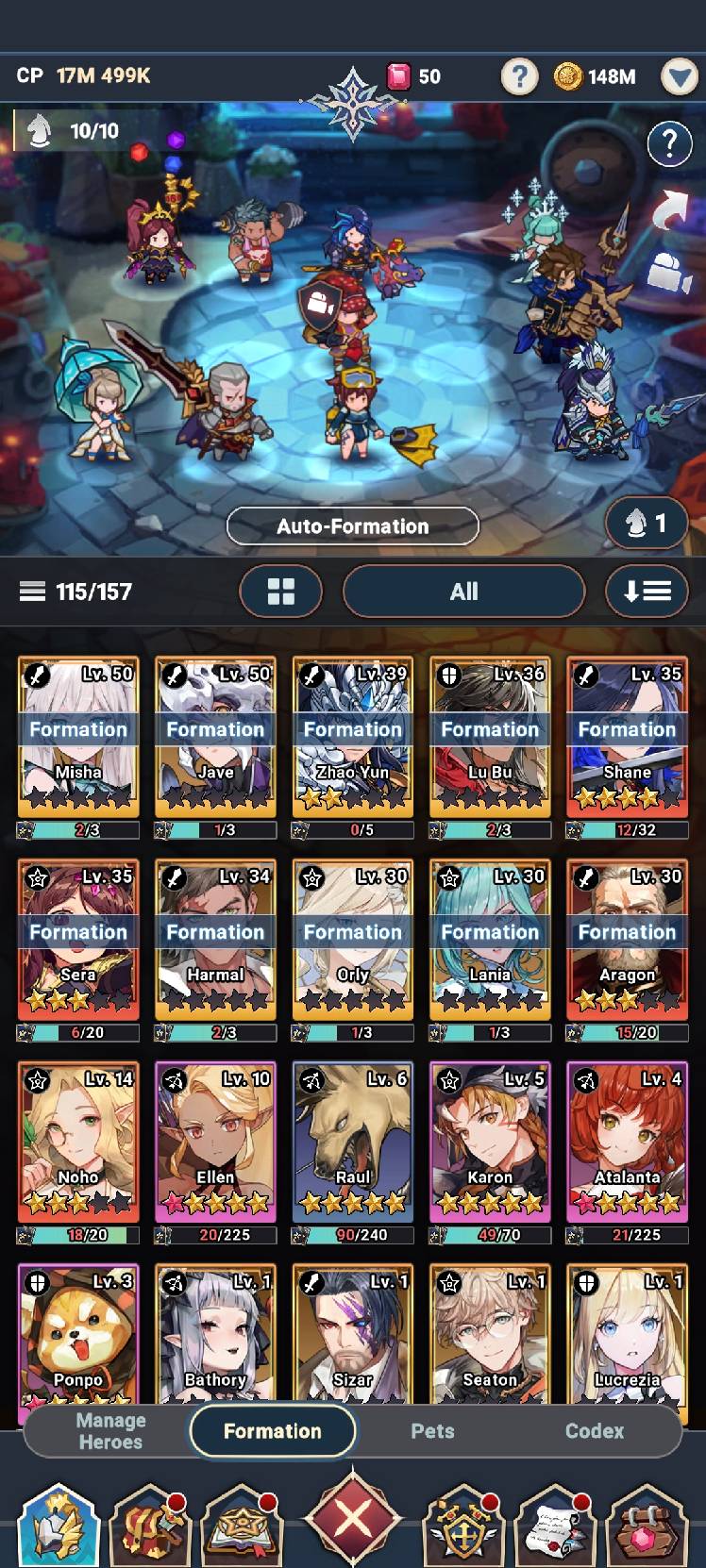 My best team. - Seven Knights Idle Adventure