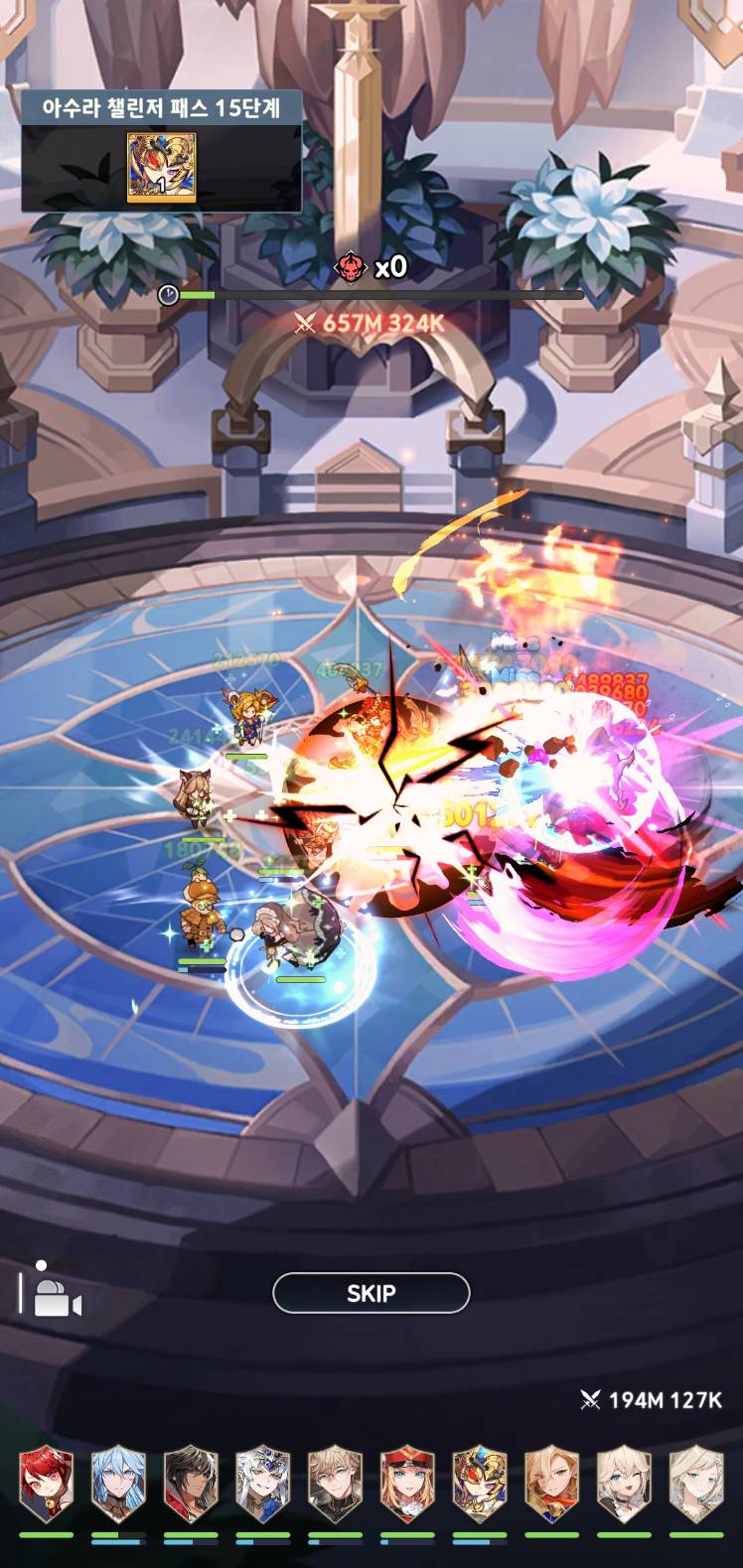 아수라 15단계 안넘어 갑니다 - Seven Knights Idle Adventure