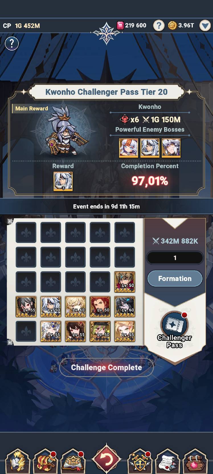 Kwonho challenger pass tier 20 - Seven Knights Idle Adventure