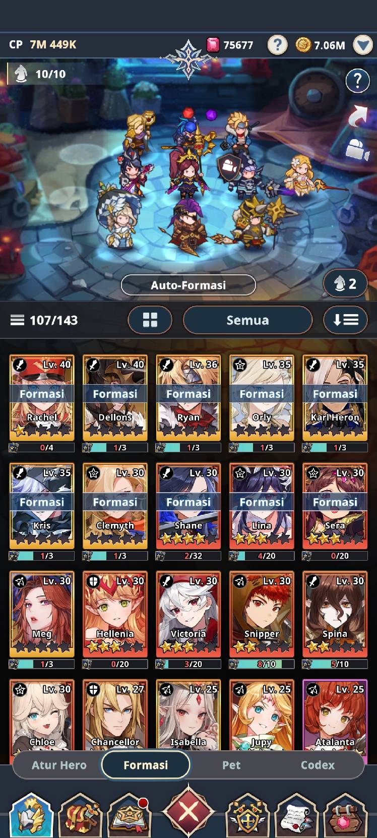 Auto Farm High Stage (Melee) - Seven Knights Idle Adventure