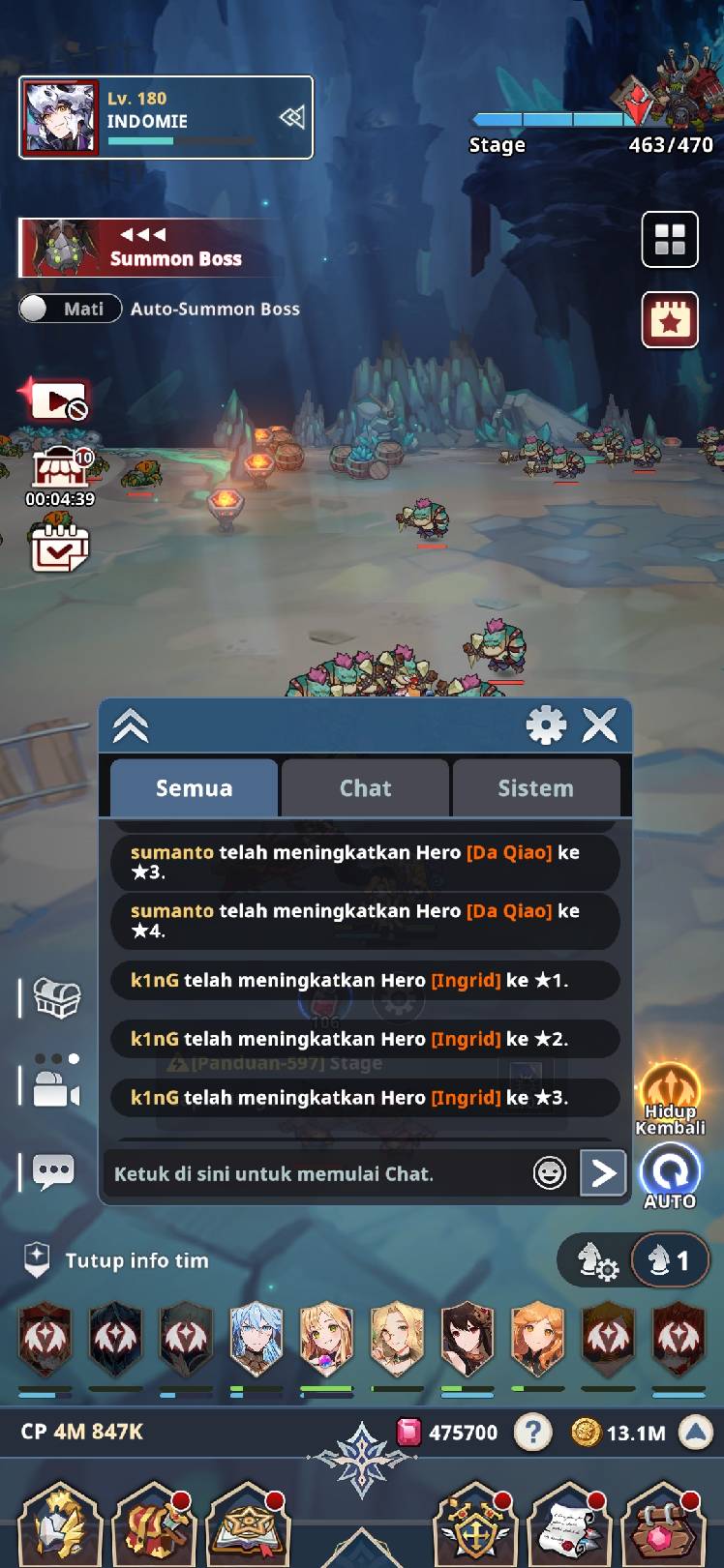 MOD/CHEAT BAN PLEASE!!!!! SERVER 87. - Seven Knights Idle Adventure