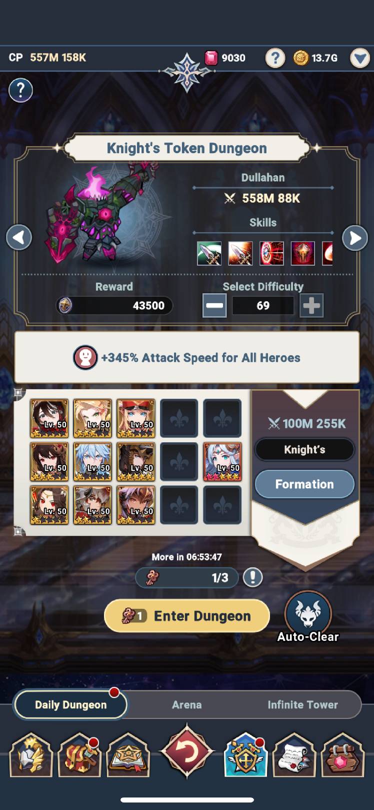 Knight’s Token Dungeon Formation - Seven Knights Idle Adventure