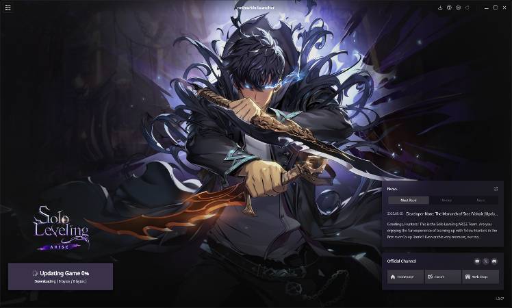 netmarble launcher not responding - Solo Leveling:ARISE