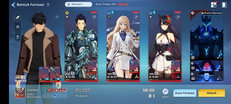 F2P clear Normal demon castle with power 360k 🤣 - Solo Leveling:ARISE