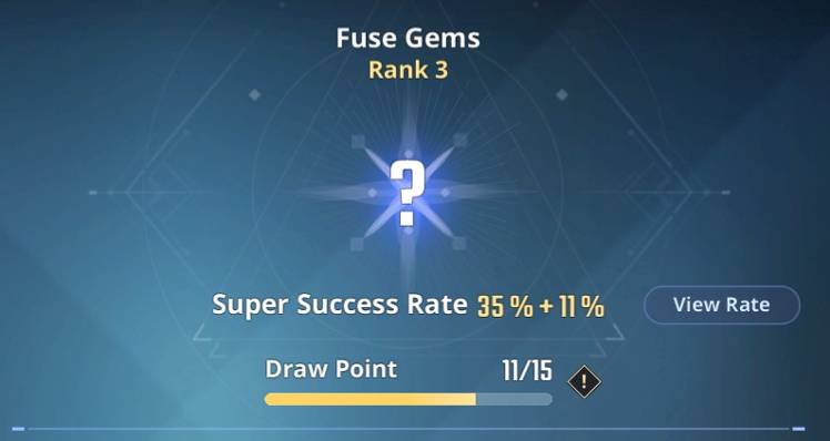Fusion rates - Solo Leveling:ARISE