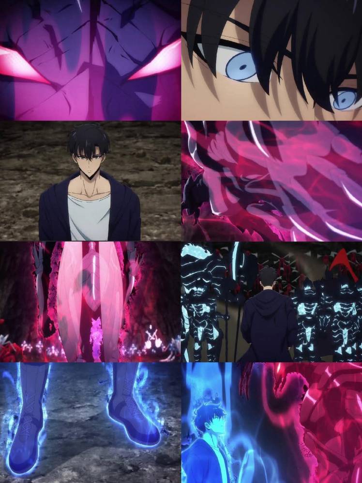 Jinwoo vs beru & shadows vs ants - Solo Leveling:ARISE