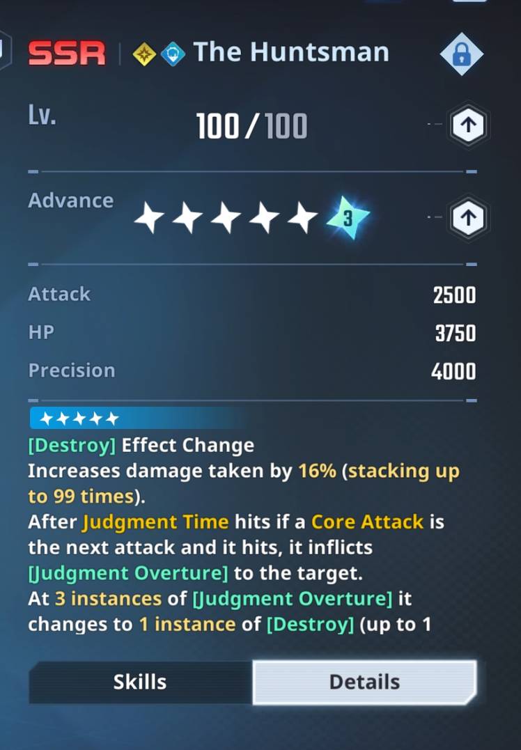 Bug on Judgement Overture is not applied after 1 Destroy instance is applied - Solo Leveling:ARISE
