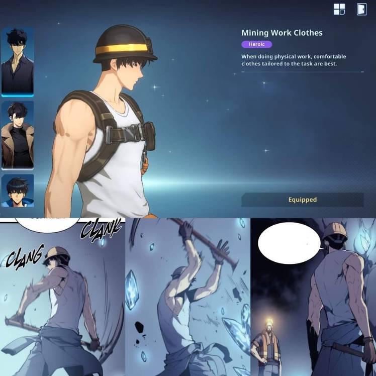 (Spoiler)The mining work clothe come from Hunters Guild Gate Arc - Solo ...