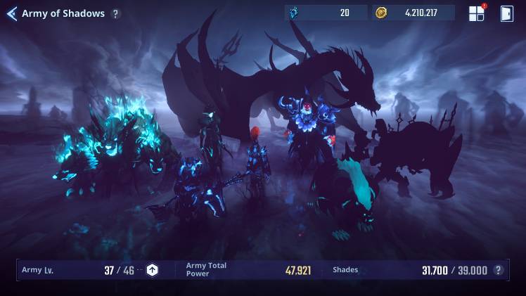 Army of Shadows total power didnt change after I promoted Cerbie - Solo ...