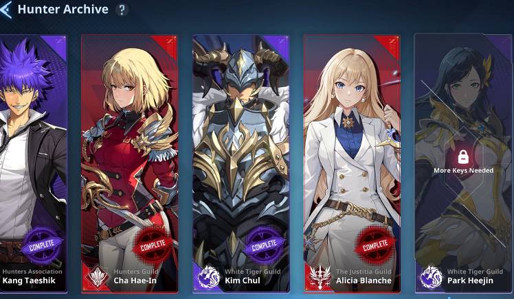 Hunter Archive -> Alicia Completed - Solo Leveling:ARISE