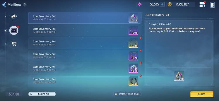 Well my Inventory can no longer wait for the updates😆 - Solo Leveling:ARISE