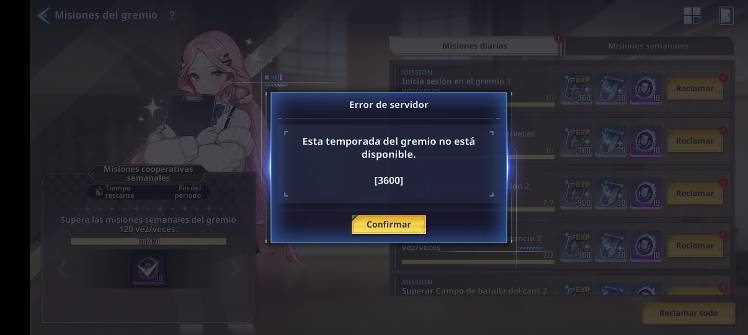 Guild daily tasks reward impossible to reclaim - Solo Leveling:ARISE