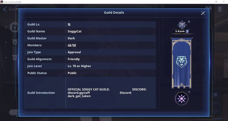 '4 SPOTS' Top 70 || 5800+ RC || S3-Rank || Level 16 || "SoggyCat" Guild ...