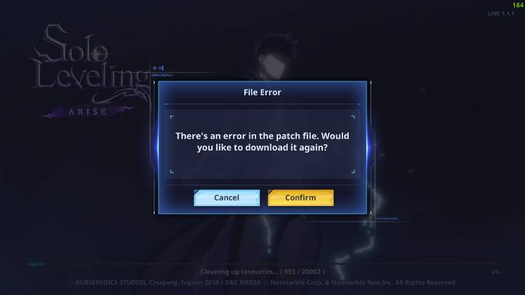 esse ao instalar o jogo - Solo Leveling:ARISE