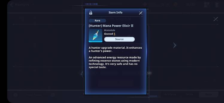 Suggestion: Make [Hunter] Mana Power Elixir II and III Craftable to Aid ...