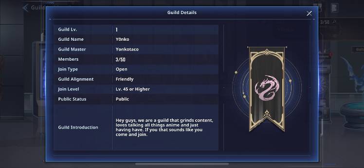 Guild recruitment - Solo Leveling:ARISE