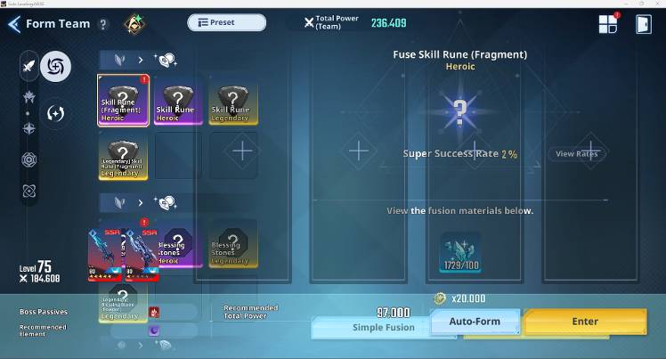 Bugged Hunter Selection Screen - Solo Leveling:ARISE