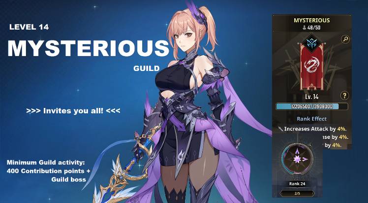 Level 14 >>> MYSTERIOUS GUILD