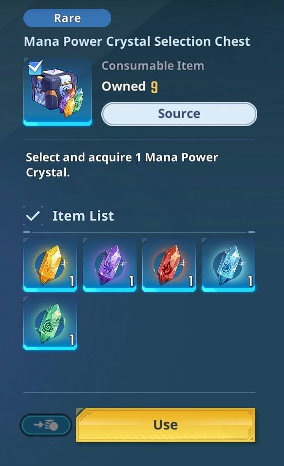 Mana power crystal selection chest will be the greater rewards instead ...