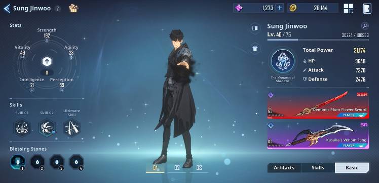 Just reached LEVEL 40 and team team bulid. Share your level and build ...