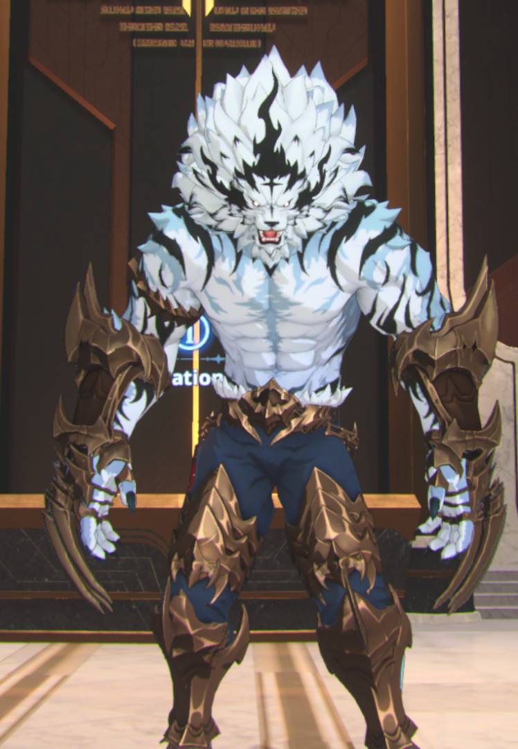 Missed opportunity to make a werewolf Halloween skin for Baek Beast ...