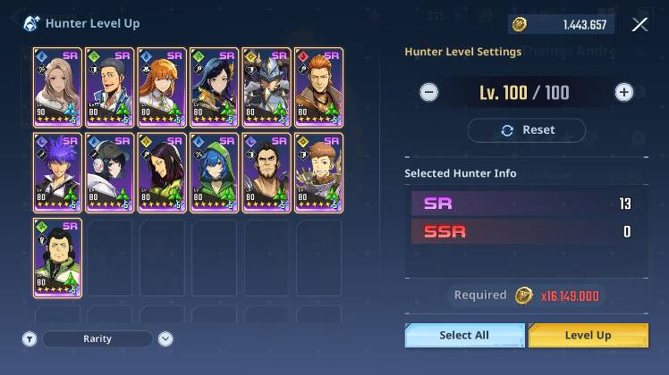 hunters level up - Solo Leveling:ARISE
