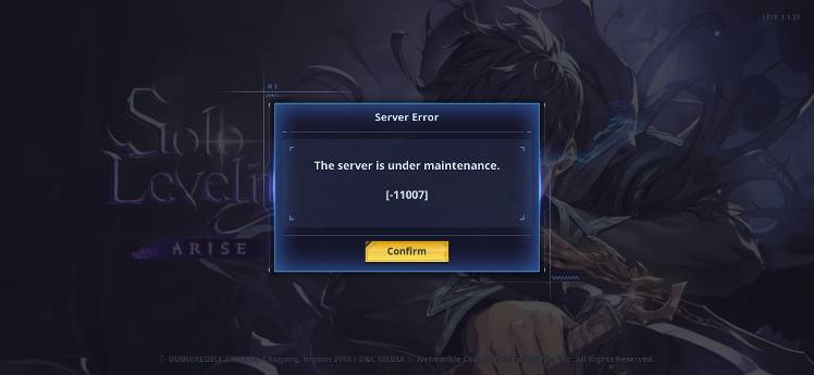 Bug - Solo Leveling:ARISE
