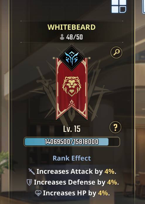 WHITEBEARD GUILD, LVL 15, A RANK [38/50] - Solo Leveling:ARISE