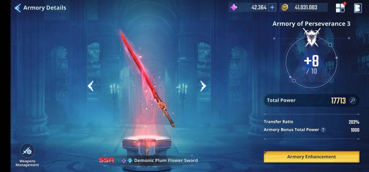 Armory upgrade the wrong weapon - Solo Leveling:ARISE