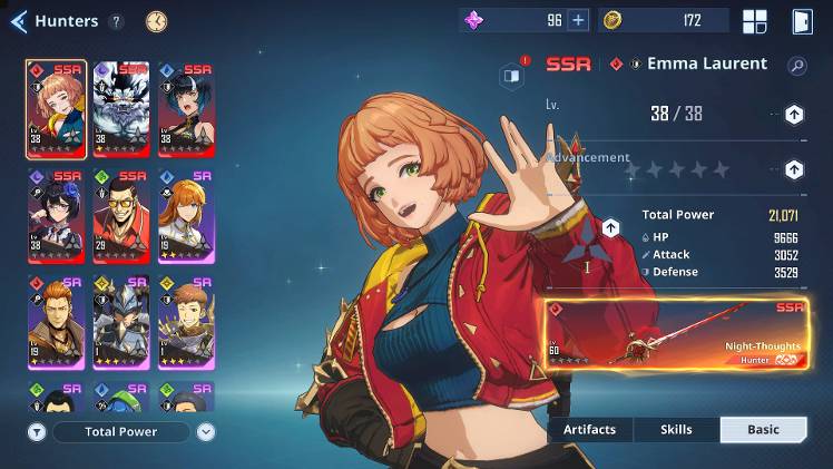 Emma Laurent Lv.60 Weapon😎 - Solo Leveling:ARISE
