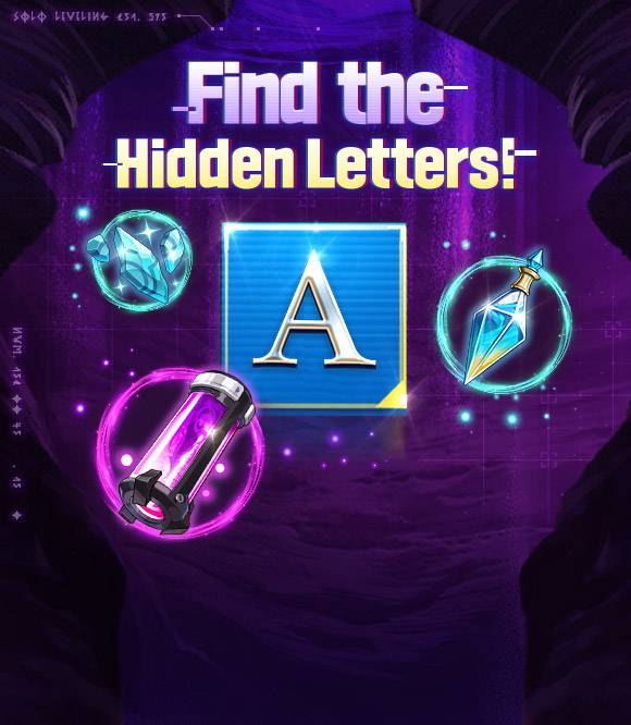 Find the Hidden Letters Event! - Solo Leveling:ARISE