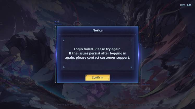 Login issue in PC - Solo Leveling:ARISE
