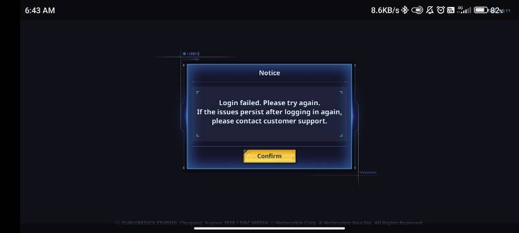Log in failure it takes a lot of attempts to log in this game so annoying, and 2nd bugs reports ...
