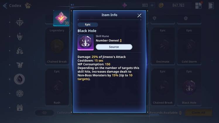 skill rune bug - Solo Leveling:ARISE