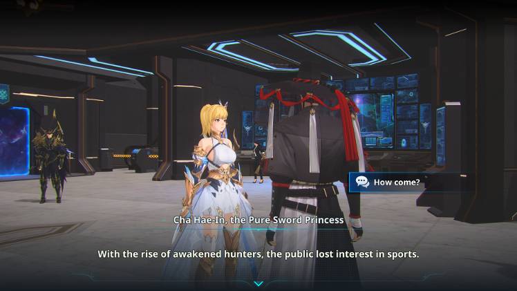 Greeting Pure Sword Princess in Latest Dress. - Solo Leveling:ARISE