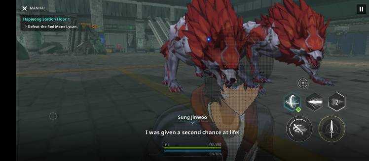 2 Red Maine Lycan encountered in Mission 3 - Solo Leveling:ARISE