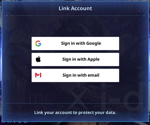Login - Solo Leveling:ARISE