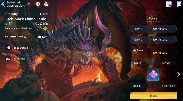 Power Of Destruction - Hard Mode - Solo Leveling:ARISE