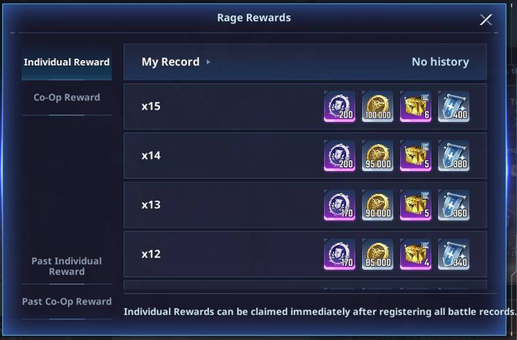 Increase More Rage Count Rewards - Solo Leveling:ARISE